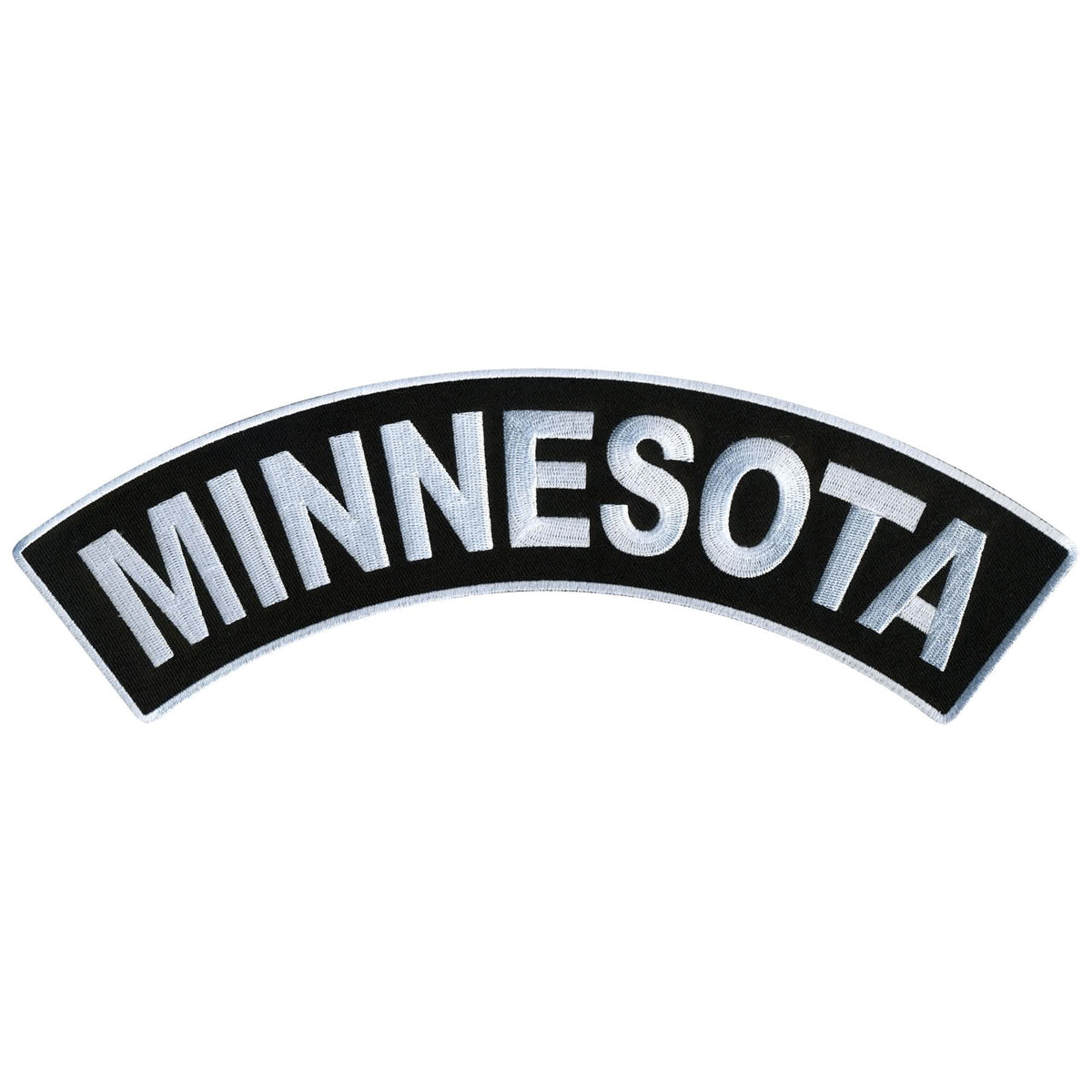 Hot Leathers Minnesota 12” X 3” Top Rocker Patch – Renegade Classics