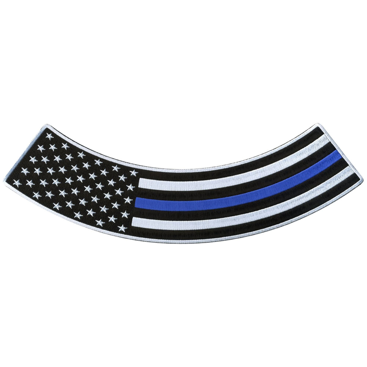 Hot Leathers Thin Blue Line 12” X 3” Bottom Rocker Patch – Renegade ...