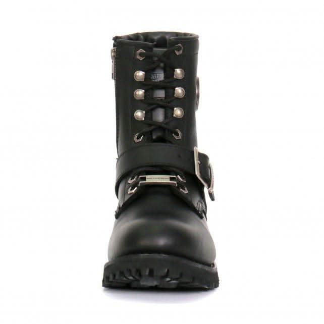 Hot Leathers BTL1001 Ladies 7-inch-Tall Logger Leather Boots with Buck ...