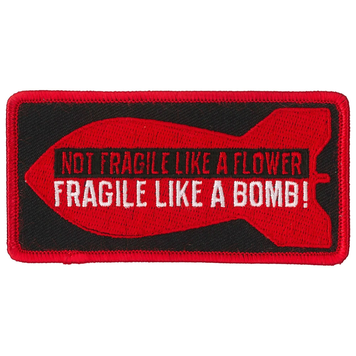 Hot Leathers Fragile Bomb Patch – Renegade Classics