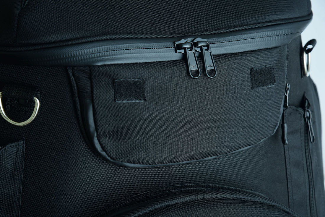 DS Daniel Smart Black Heavy Duty Textile Motorcycle Pet Carrier Si ...