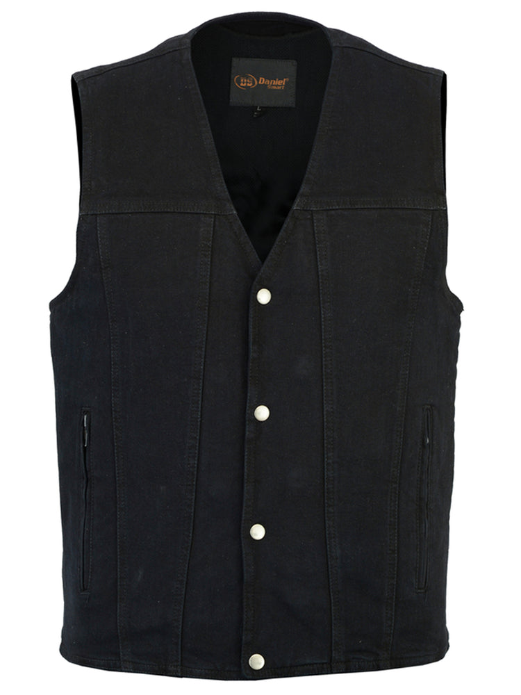 DM Men's Single Back Panel Concealed Carry Denim Vest – Renegade Classics